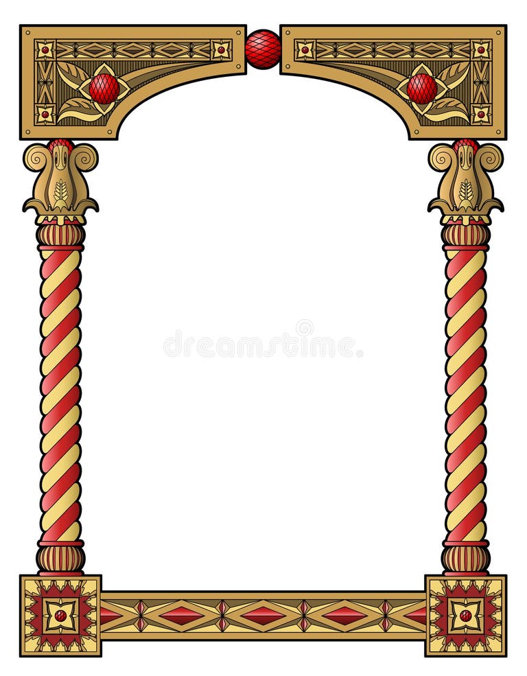 Column Frame Stock Illustrations – 18,230 Column Frame Stock ...
