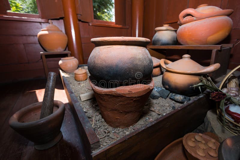 Traditional Common Thai Kitchen Stock Image - Image of human, pepper ...