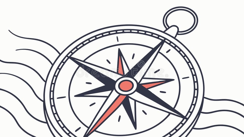 Traditional Compass Rose, Essential Navigation Tool, Vector Design ...