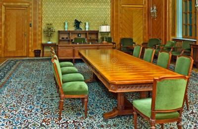 Traditional Conference Room Stock Image - Image of training, leadership ...