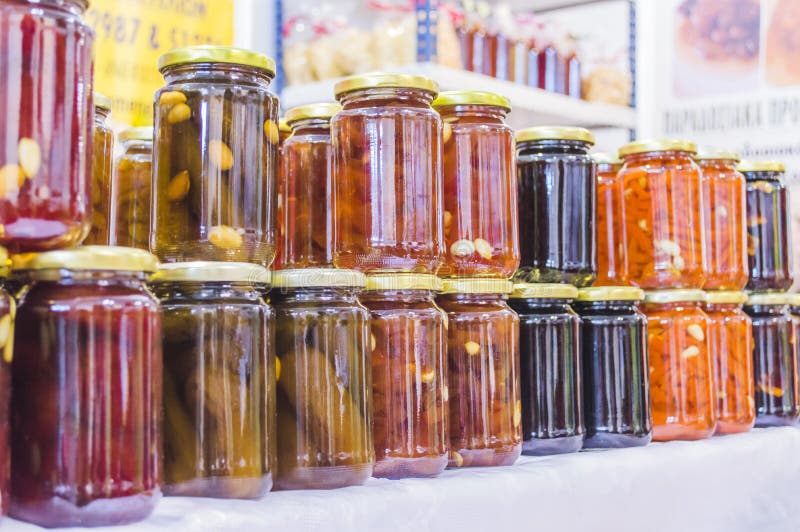 Traditional conserved food stock image. Image of home - 54027607