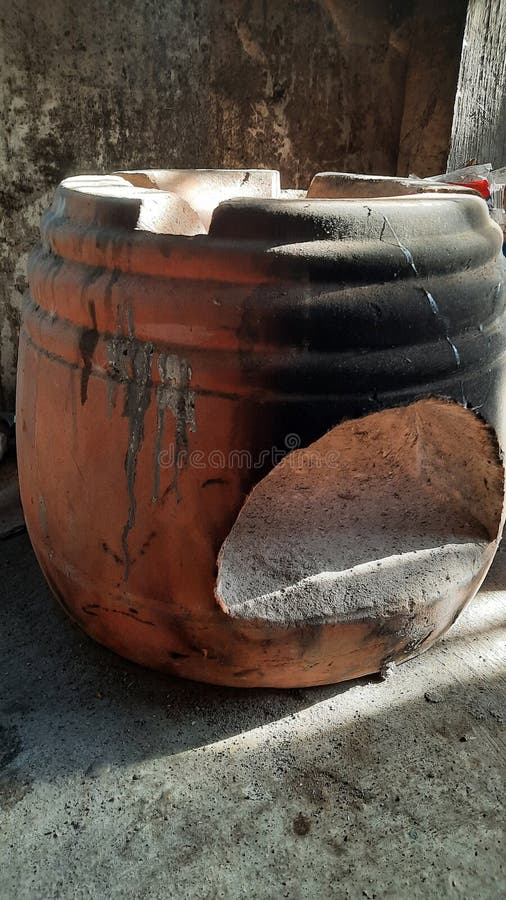 Traditional Cooking Stove, Cooking with Wood Stock Image - Image of ...