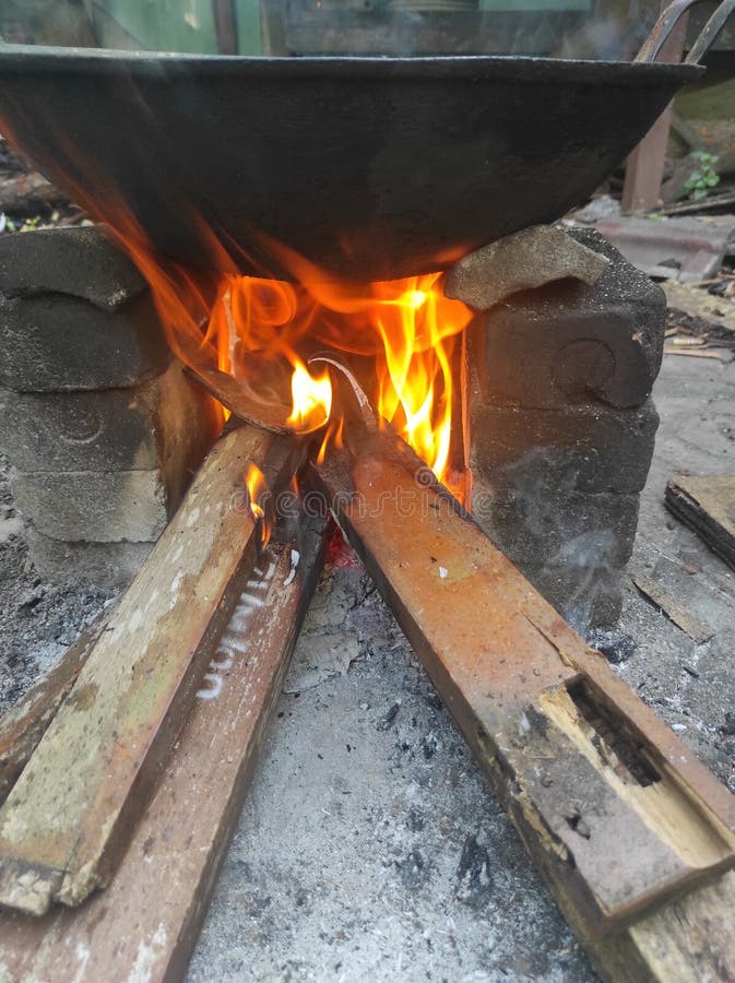 Traditional Cooking Tools Commonly Used by Rural People Stock Image ...