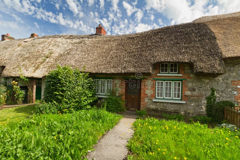 Traditional cottage house stock image. Image of residence - 20104215