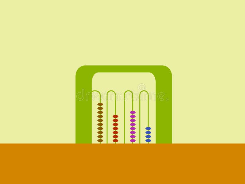 Traditional counting tool stock illustration. Illustration of sign ...