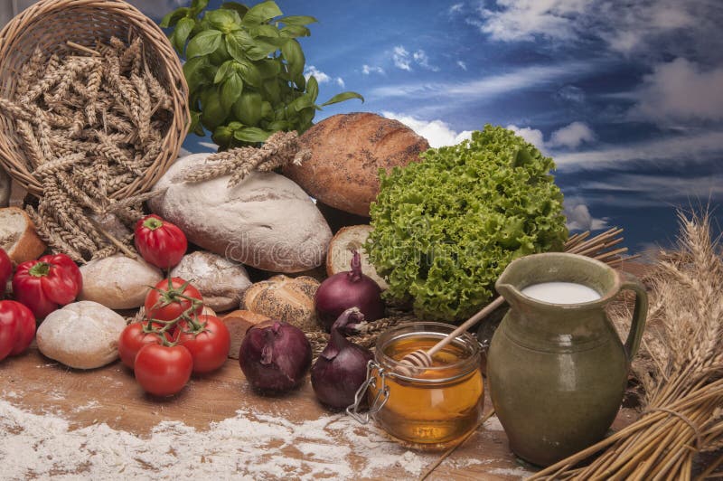 Traditional country food stock photo. Image of delicious - 34554156