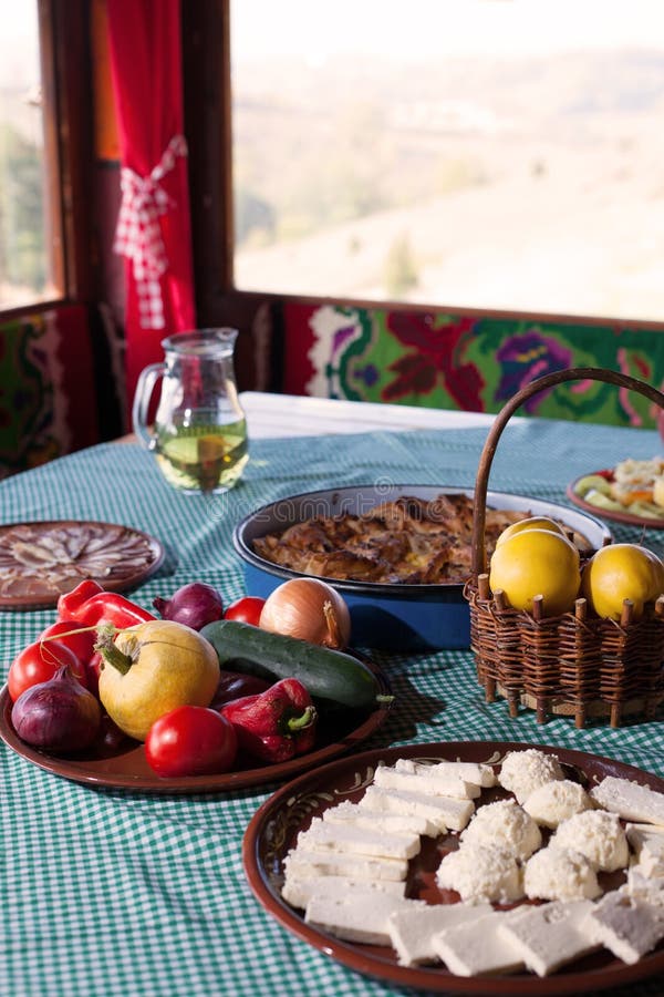 Traditional Countryside Breakfast Stock Image - Image of cucumber ...