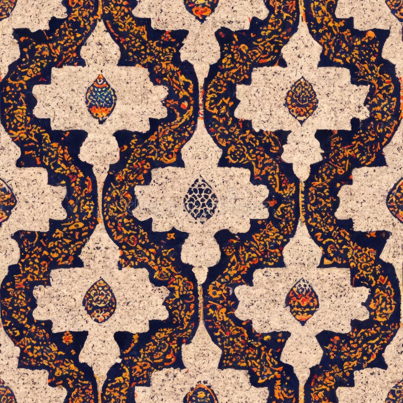 Traditional and Creative Pattern, Generative Ai Stock Photo - Image of ...