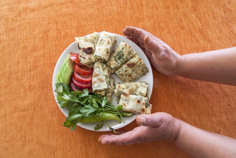 Traditional crep stock photo. Image of lunch, adult, gourmet - 47699340