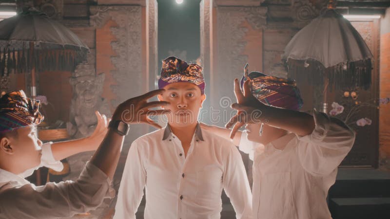 Traditional Cultural Dance Performance with Expressive Hand Gestures ...