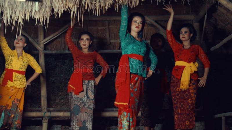 Traditional Dance Performance in Colorful Costumes Stock Footage ...