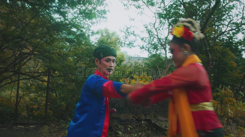 Traditional Dance Performance Near a Large Tree Stock Video - Video of ...