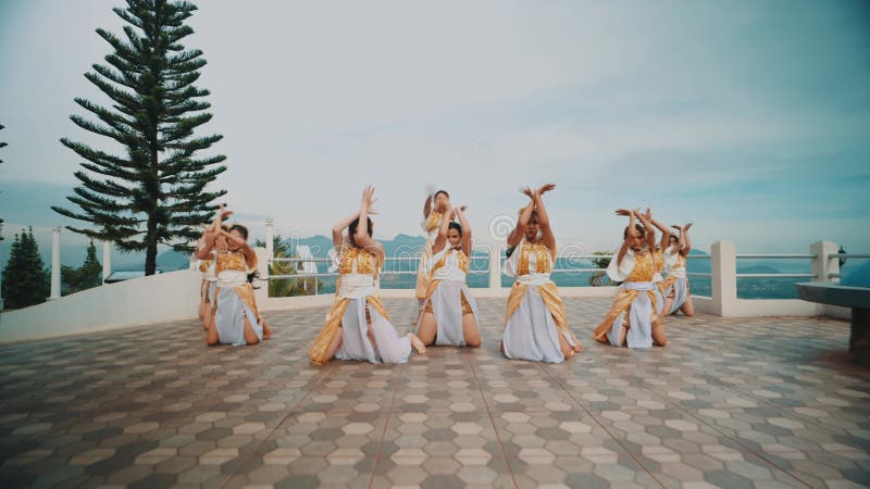 Traditional Dance Performance Outdoors Stock Footage - Video of ...