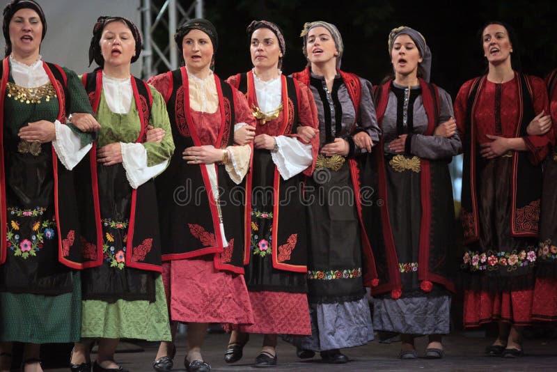 Traditional Dances of Thrace Editorial Photography - Image of colors ...