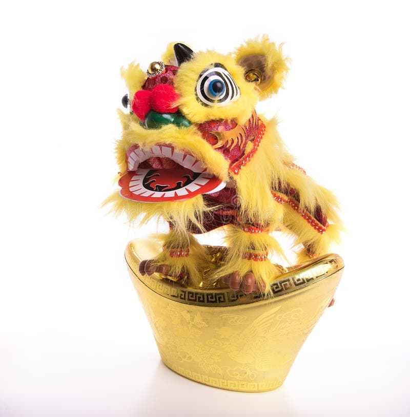 Traditional dancing lion stock image. Image of background - 49853853