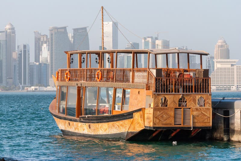 Traditional Dhow in Abu Dhabi Stock Photo - Image of east, arab: 23142154
