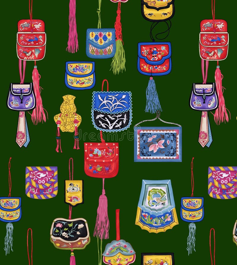 Traditional Digital Printed Design Pattern Stock Illustration ...