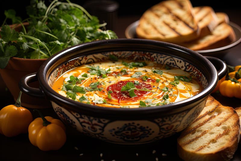 Traditional Dish of Paraguayan Cuisine Paraguayan Soup Stock Photo ...