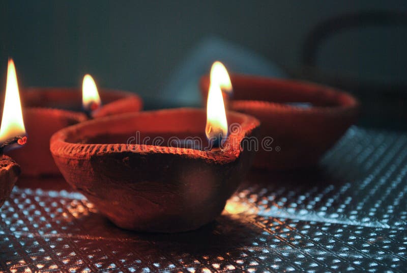 Diwali diya stock photo. Image of candle, flame, featival - 100116132