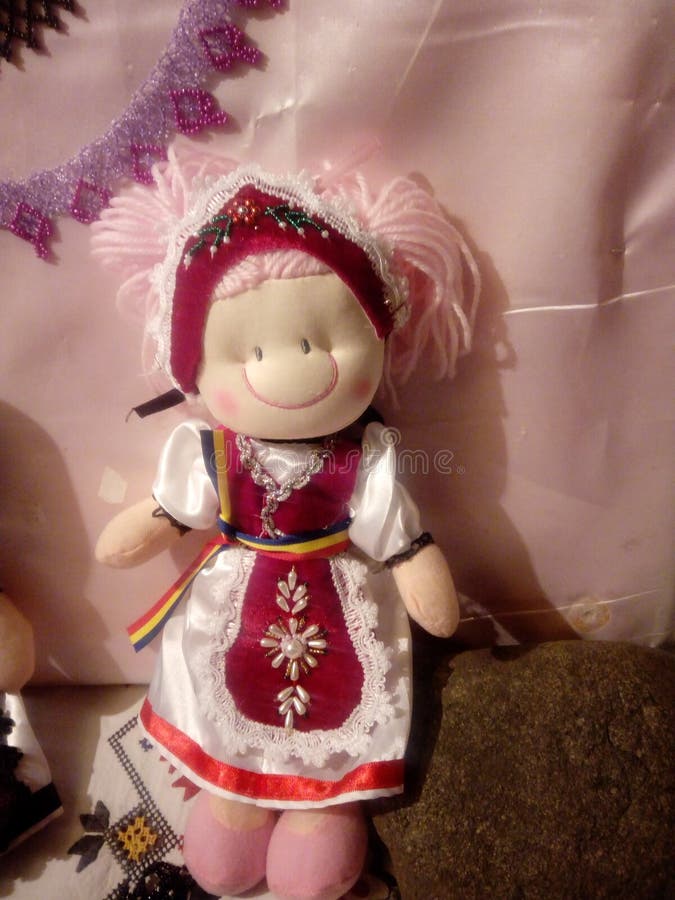 Traditional Doll from Romania Stock Image - Image of traditional, play ...
