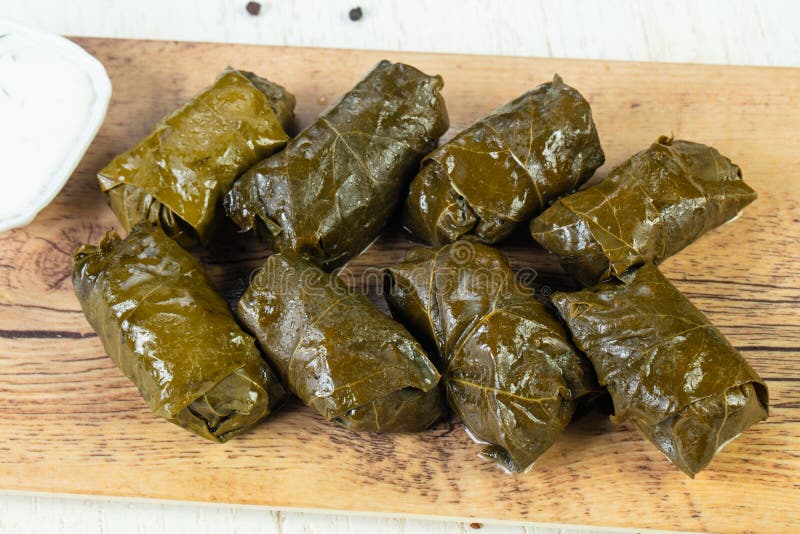 Traditional dolma stock photo. Image of lemon, dolmadakia - 125000396