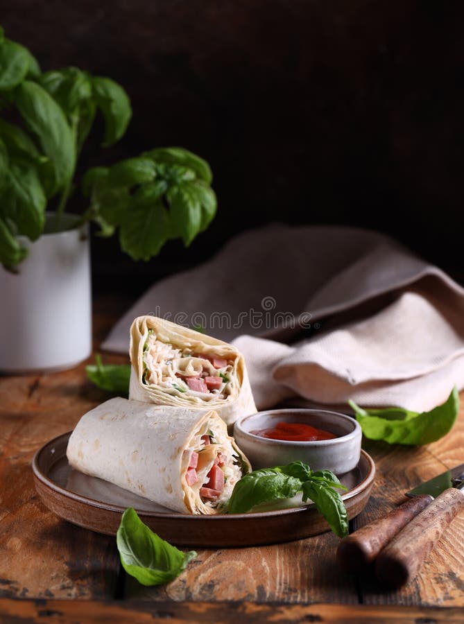 Traditional doner stock image. Image of grill, grilled - 196004935