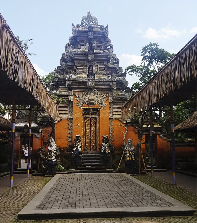 Traditional Doors Temple at Kuta, Bali, Indonesia Stock Photo - Image ...