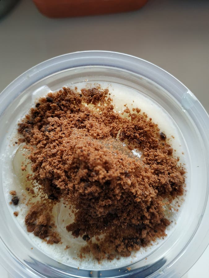 Traditional Drink with Choco Crunch Stock Image - Image of choco ...