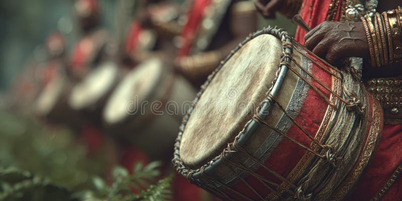 Traditional Drummers (Chenda Melam) Playing in Sync during Onam Parade ...