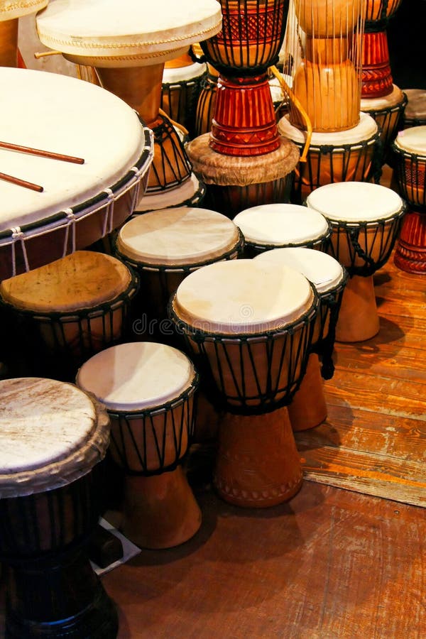 Hand drum stock image. Image of isolated, path, wood - 17412183