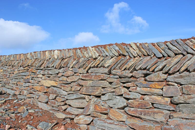 Dry Stone Wall, Devon stock image. Image of england - 141393765