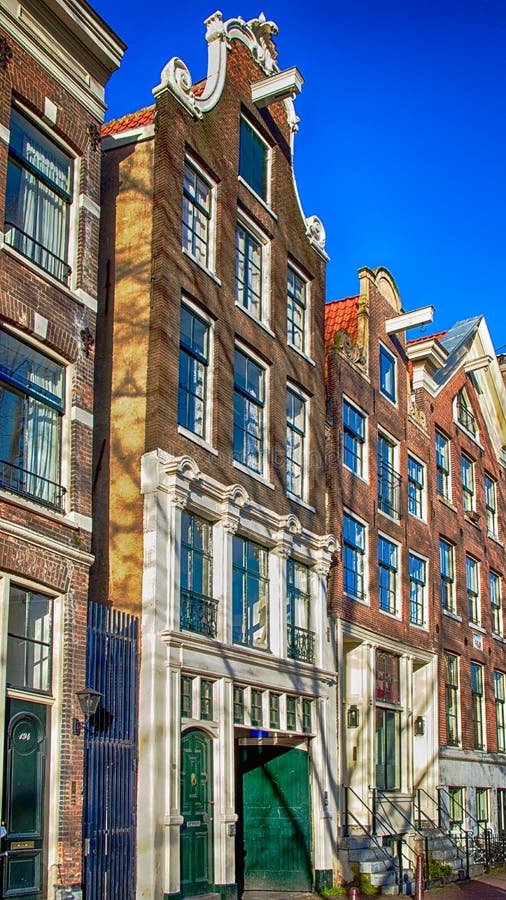 Traditional Dutch Buildings, Amsterdam Stock Image - Image of europe ...