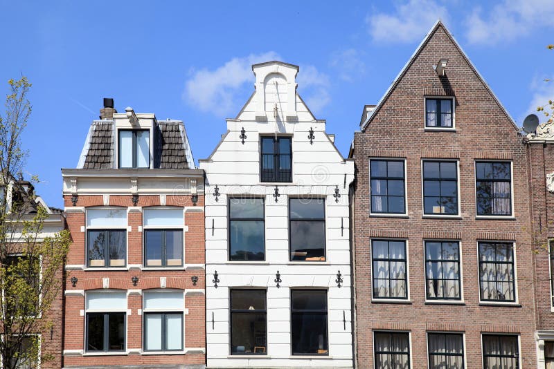 Traditional Dutch Buildings in Amsterdam, Netherlands Stock Image ...