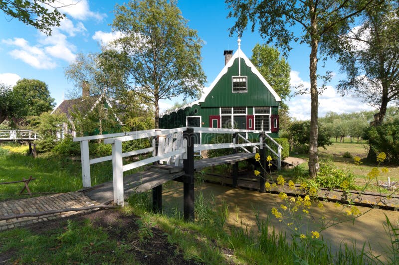 Traditional dutch house stock image. Image of blue, landmark - 20538767