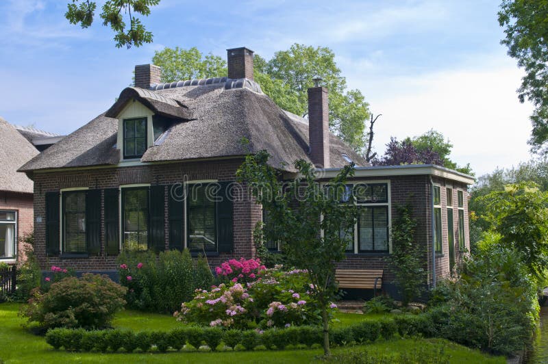 Traditional dutch house stock image. Image of building - 21008699