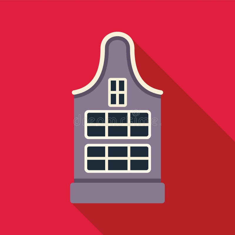 Traditional Dutch House Building Facade with Hook Architecture Element ...