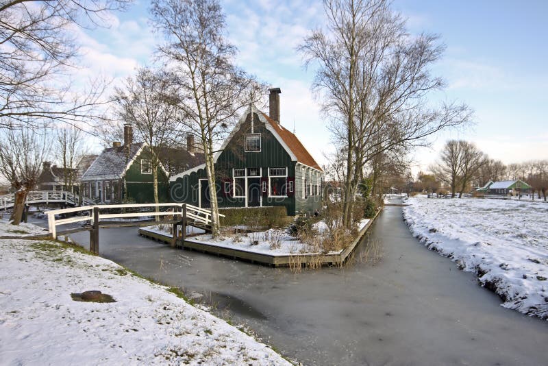 Traditional Dutch House in the Netherlands Stock Image - Image of house ...