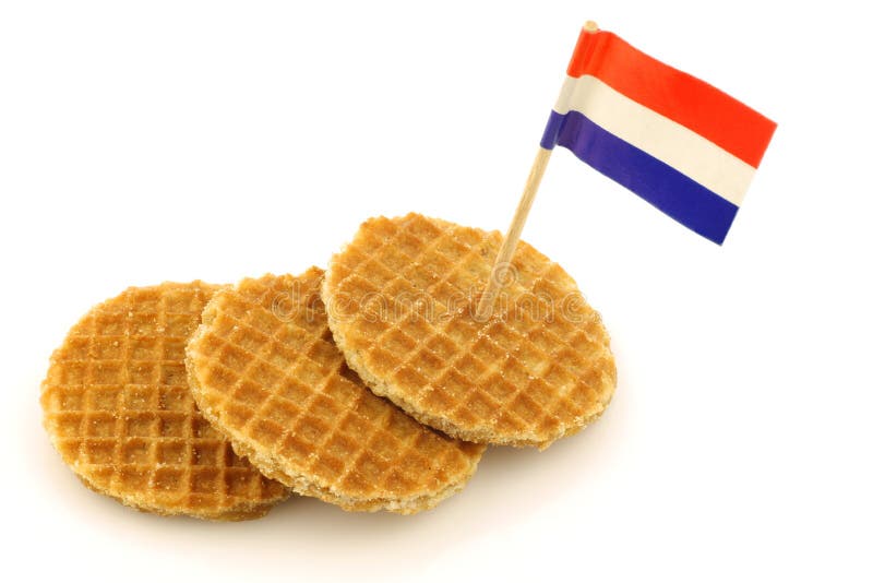 Traditional Dutch Mini Waffles Stock Image - Image of waffle, sugar ...
