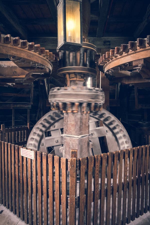 Windmill Interior stock photo. Image of flour, milling - 60611916