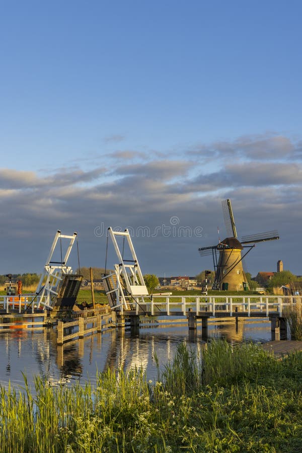 Traditional Dutch Windmills in Kinderdijk - Unesco Site, the ...