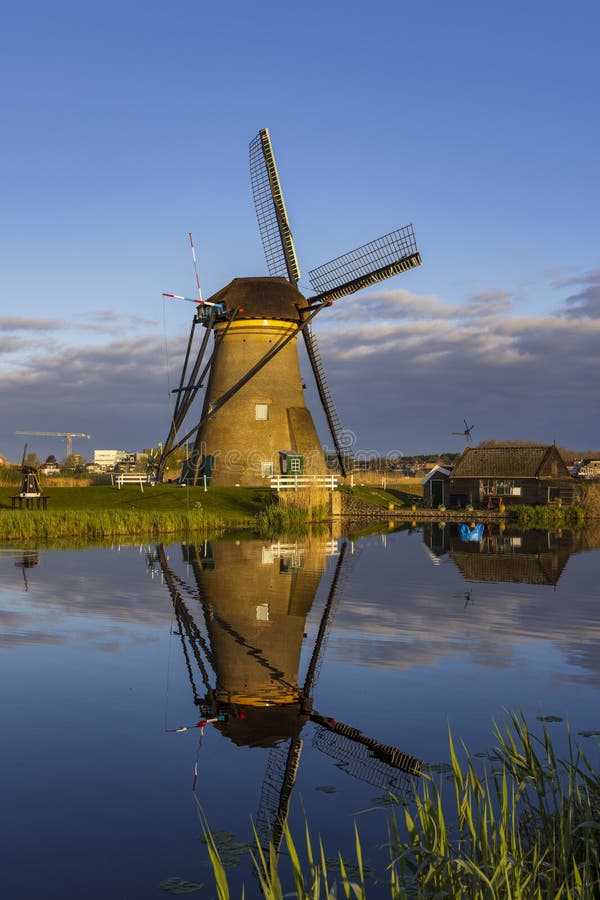 Traditional Dutch Windmills in Kinderdijk - Unesco Site, the ...