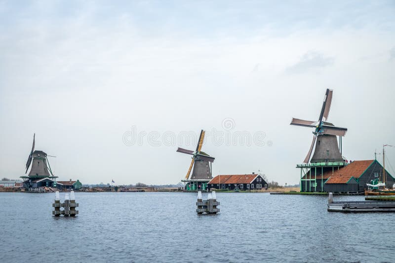 Traditional Dutch Windmill Interior Stock Image - Image of power ...