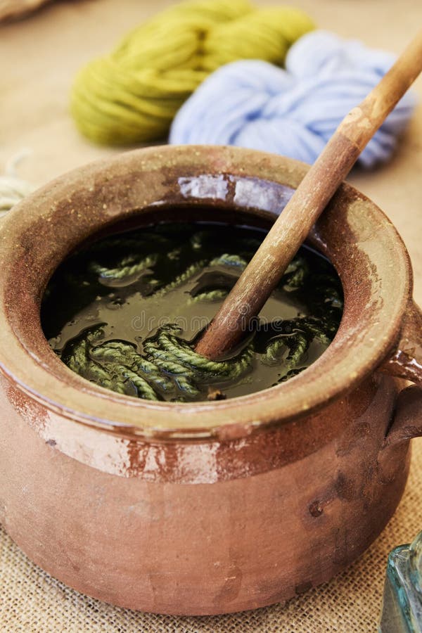 Traditional dyeing of wool stock photo. Image of fiber - 101026884