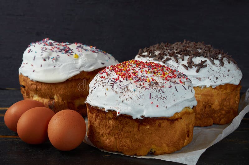 Rainbow Sprinkle Cake on Pate with Confetti Below Stock Image - Image ...