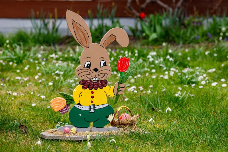 Traditional Easter Bunny of Herleshausen in Hesse Editorial Stock Photo ...