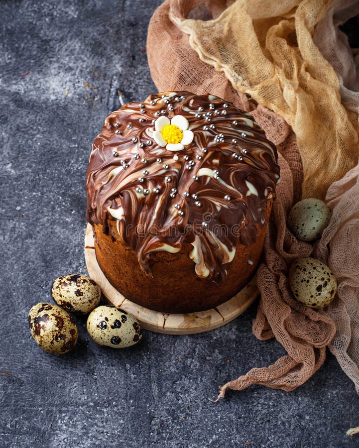 Traditional Easter Cake with Topping Stock Photo - Image of dessert ...