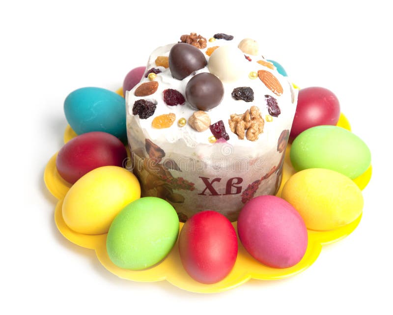 Traditional Easter cake stock image. Image of cupcake - 69988443