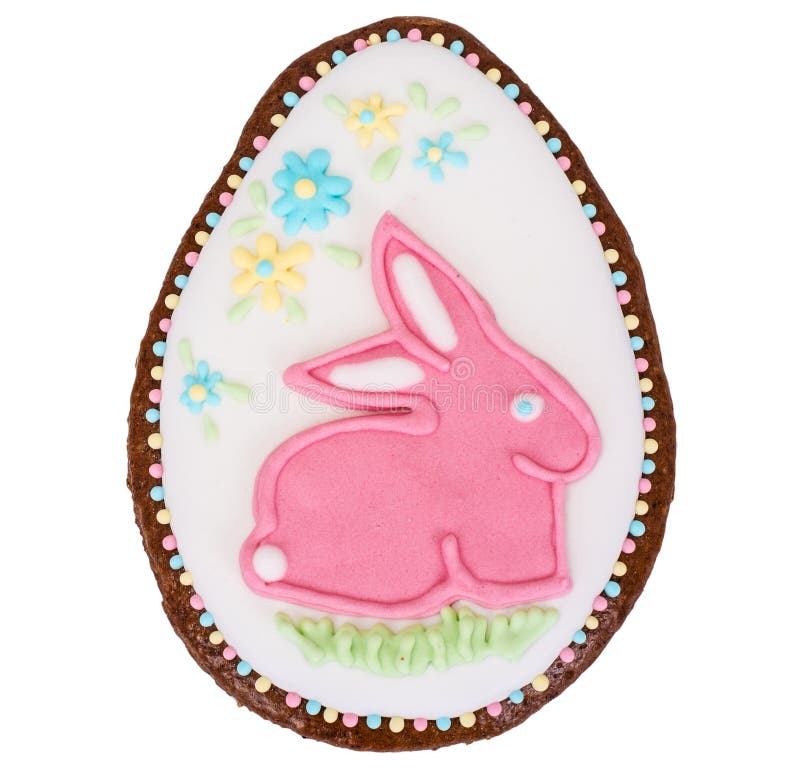 Traditional Easter Cakes with Thematic Patterns Stock Photo - Image of ...