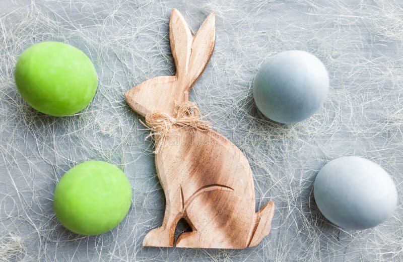 Easter Holiday Bunny on a Rustic Background Stock Photo - Image of ...