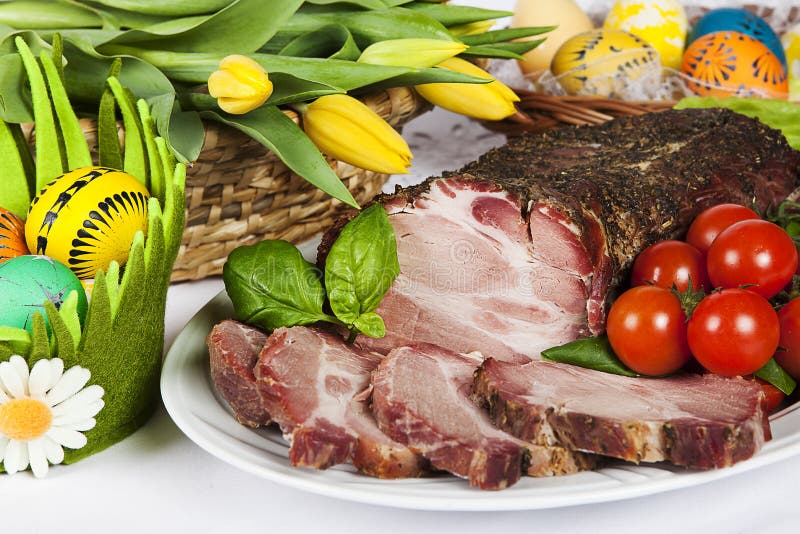 Traditional Easter Roasted Turkey Stock Photo - Image of celebration ...